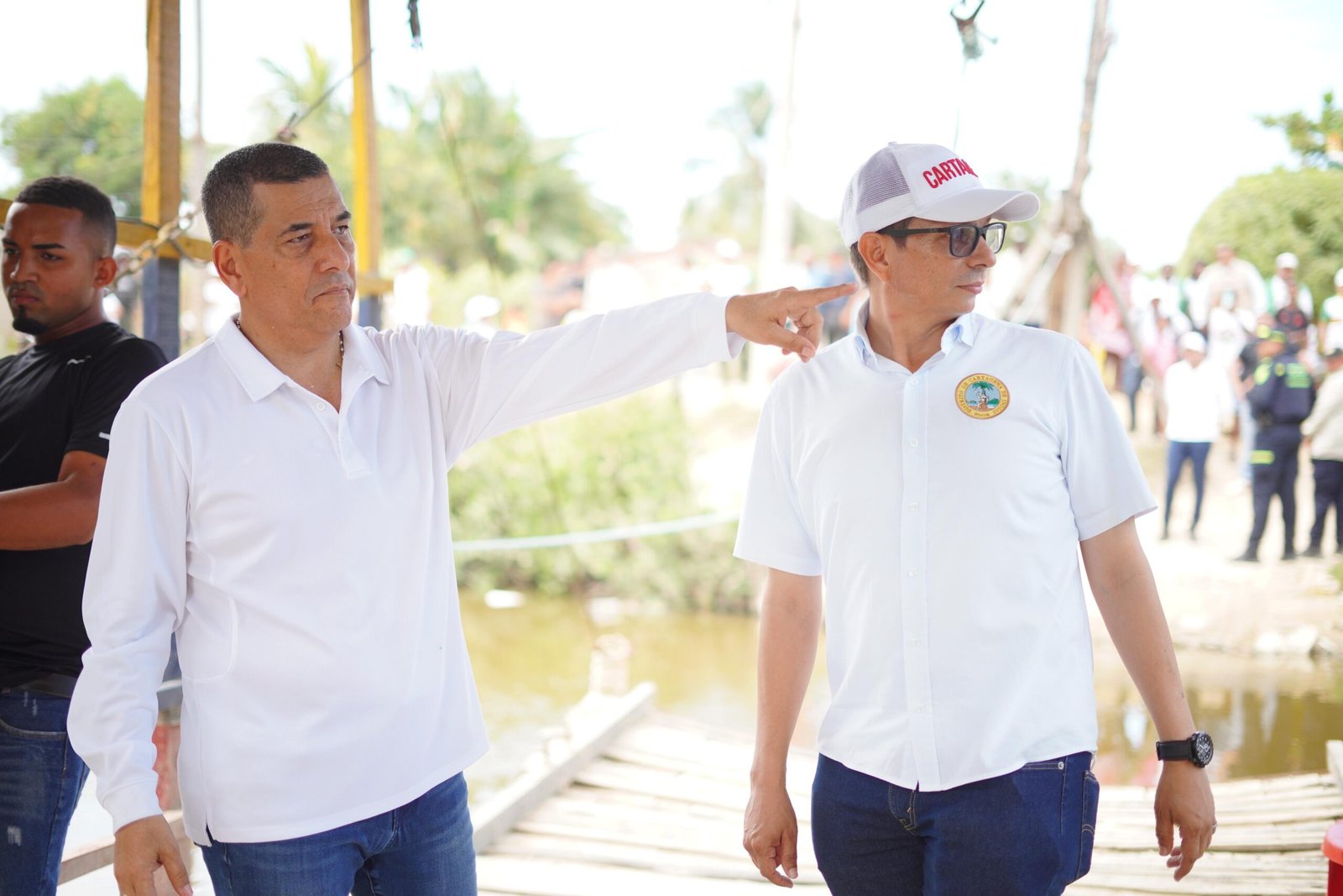 Nuevo puente entre Nuevo Paraíso y El Pozón, junto con pavimentación ...