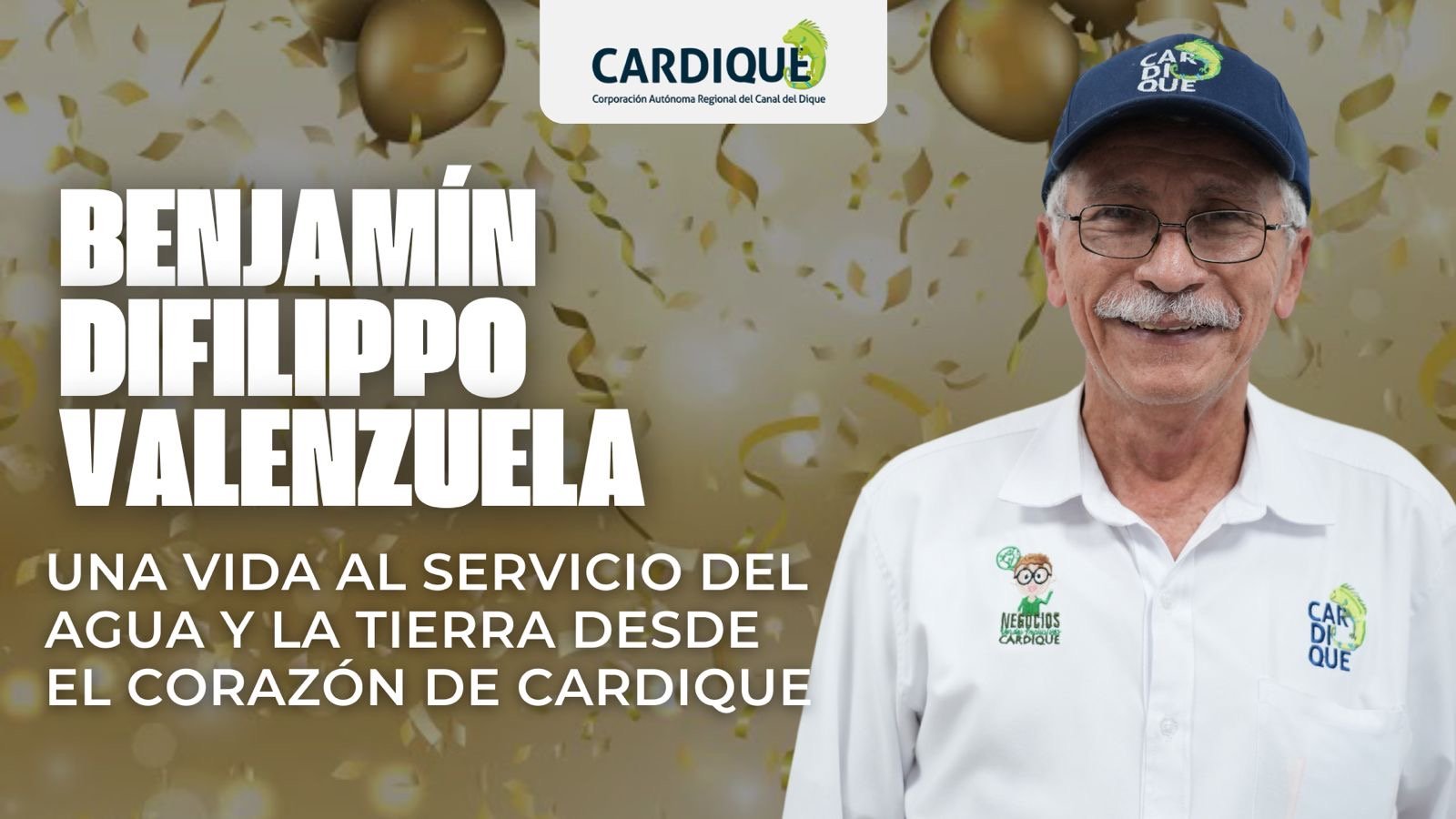 Benjamín Diffilipo: una vida al servicio del agua y la tierra desde el corazón de Cardique ...